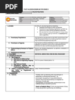 DLL For Classroom Observation - QTR 4 AP 9 SEKTOR NG AGRIKULTURA | PDF