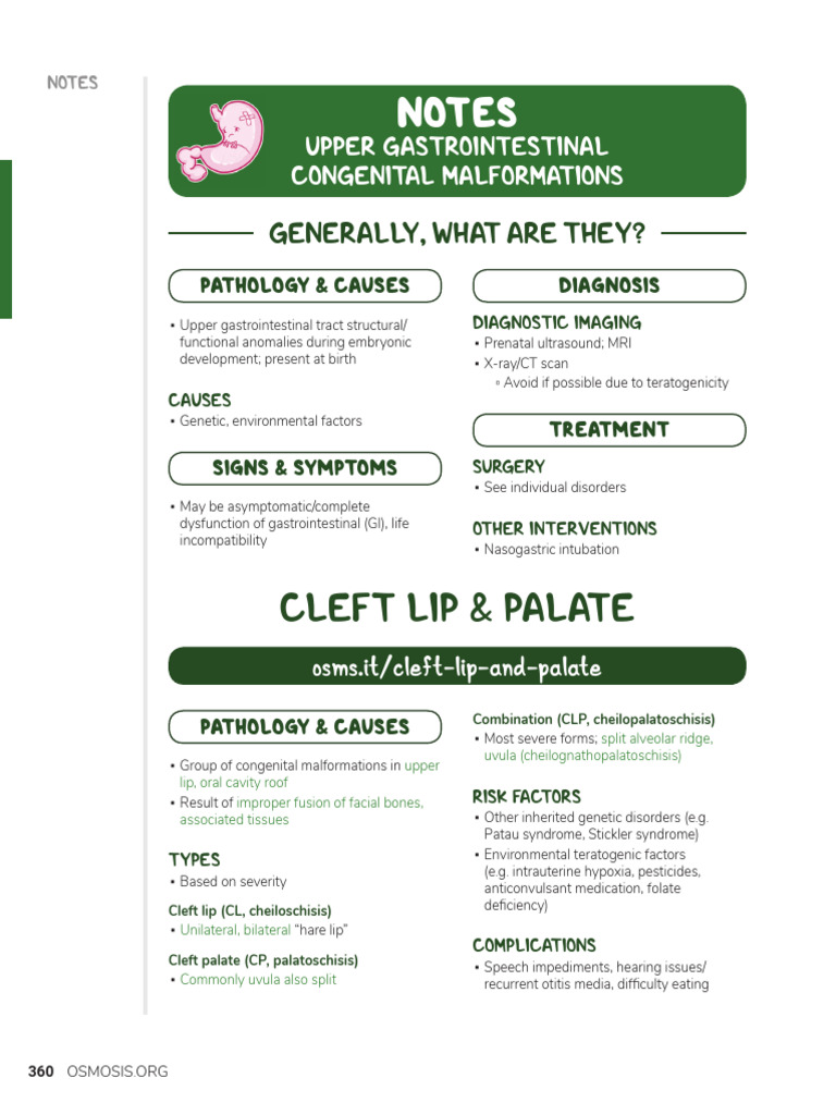 Upper Gastrointestinal Congenital Malformations | PDF | Esophagus ...