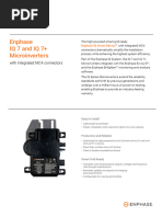 Enphase Micro Inverter - Data Sheet | PDF | Electrical Engineering ...