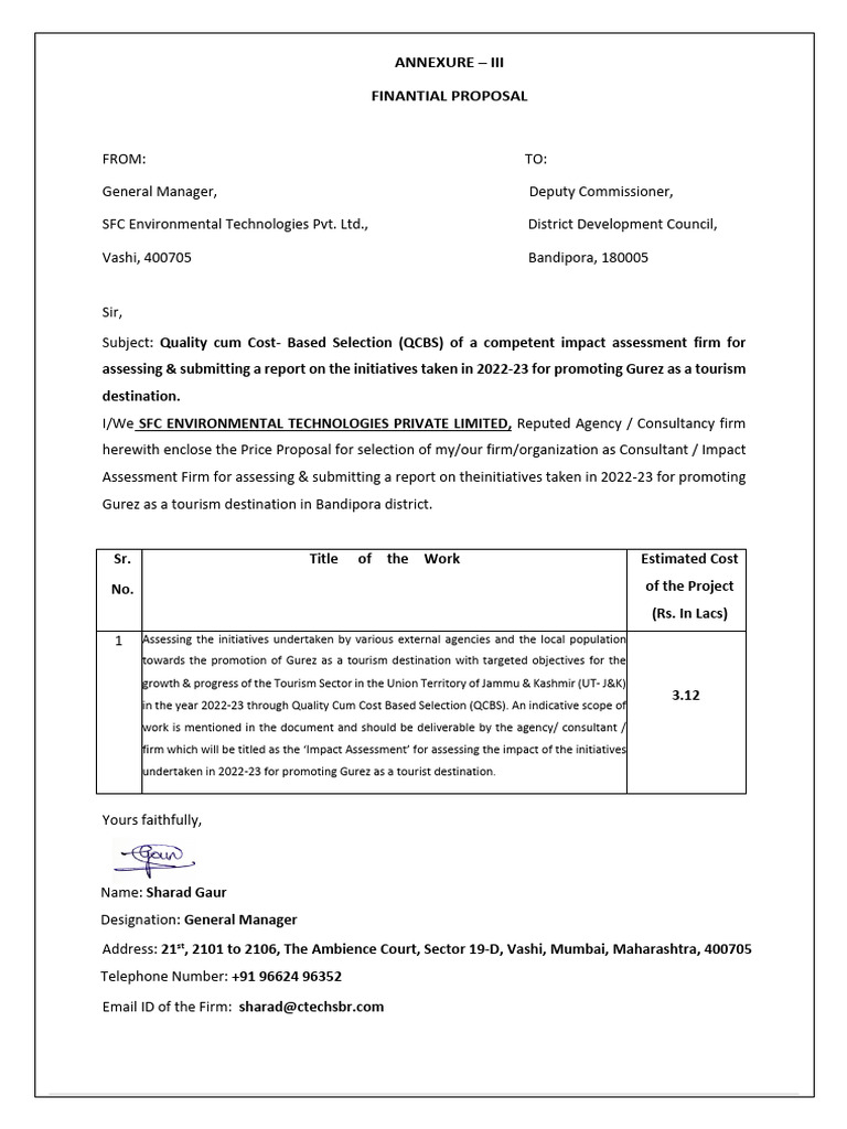 ANNEXURE Ill | PDF | Economies