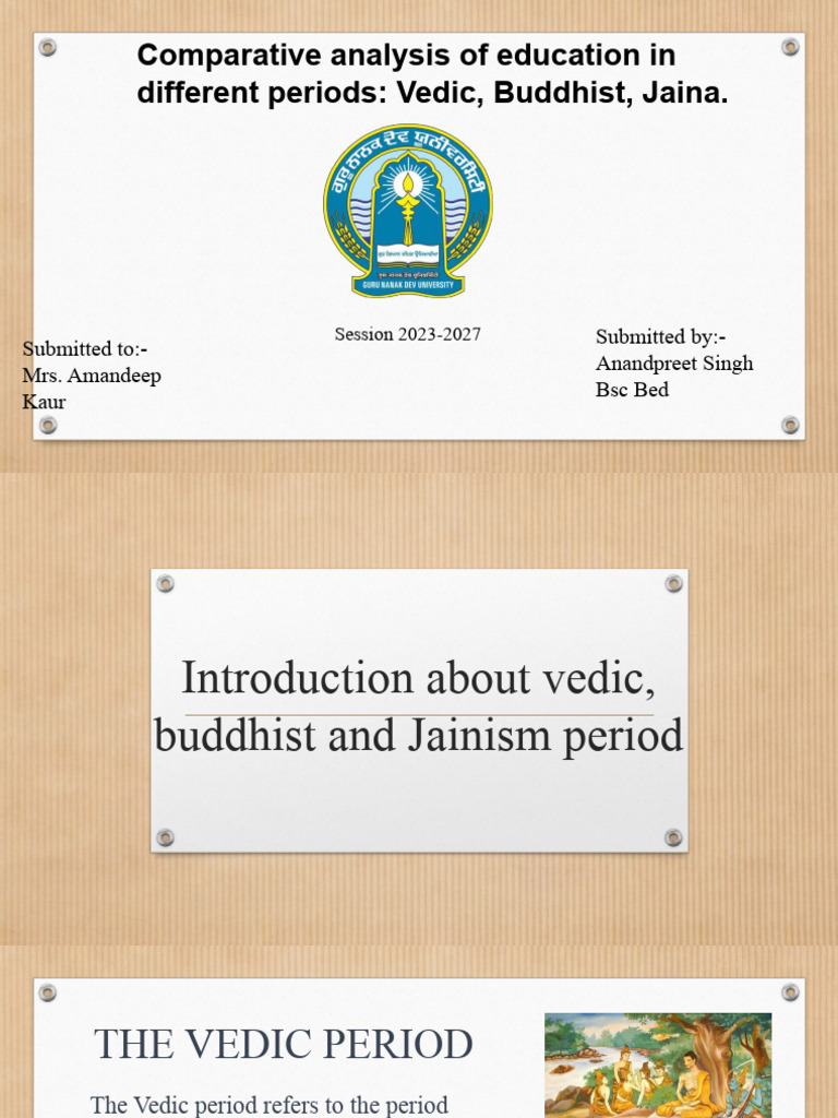 Introduction About Vedic, Buddhist and Jainism Period by ARMAANDEEP BSC BED | PDF | Vedas | Four ...