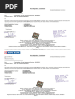 IDFC First Bank No Due Certificate | PDF