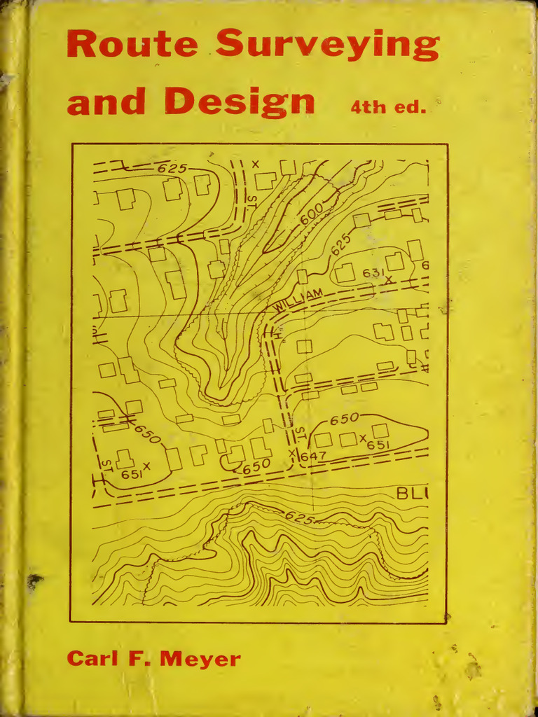 Route Surveying and Design 4th ED Carl F. Meyer | PDF | Trigonometric Functions | Surveying