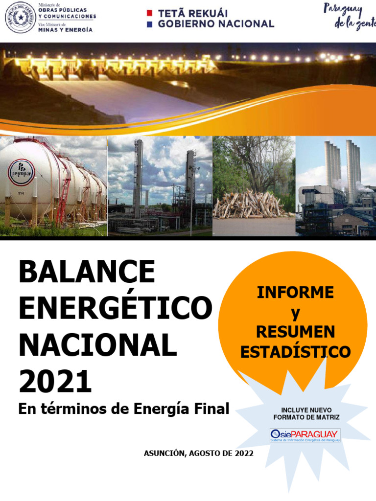 Balance Energético Nacional 2021 | PDF | Energía renovable ...