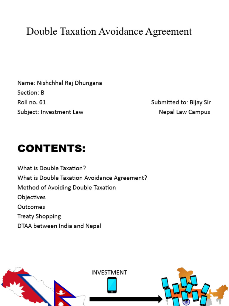 Double Taxation Avoidance Agreement | PDF | Tax Treaty | Double Taxation