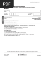 IGCSE - Option Code, Component Code & Duration - Updated On 14 Jan 2025 | PDF | Applied ...
