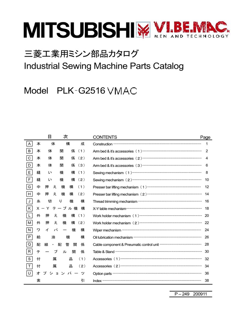 PLK-G 2516 Vmac Mitsubishi-Vibemac | PDF | Land Vehicles | Private Transport