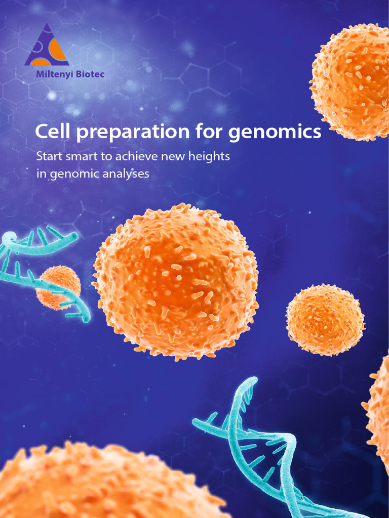 Cell Preparation For Genomics Flyer | PDF | Monocyte | Anatomy