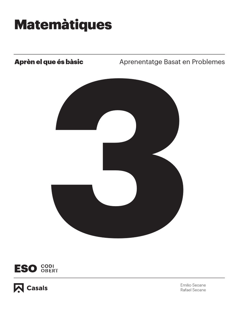 Basic-Matematiques-3r ESO | PDF