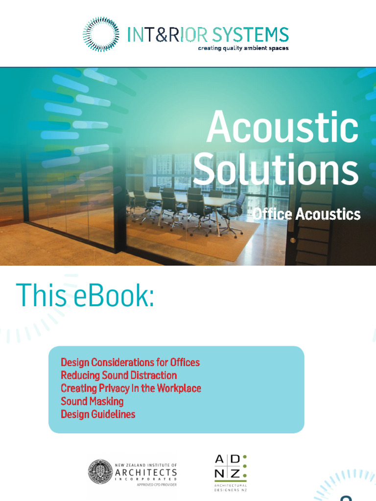 Office Acoustics for Productivity | PDF | Acoustics | Noise