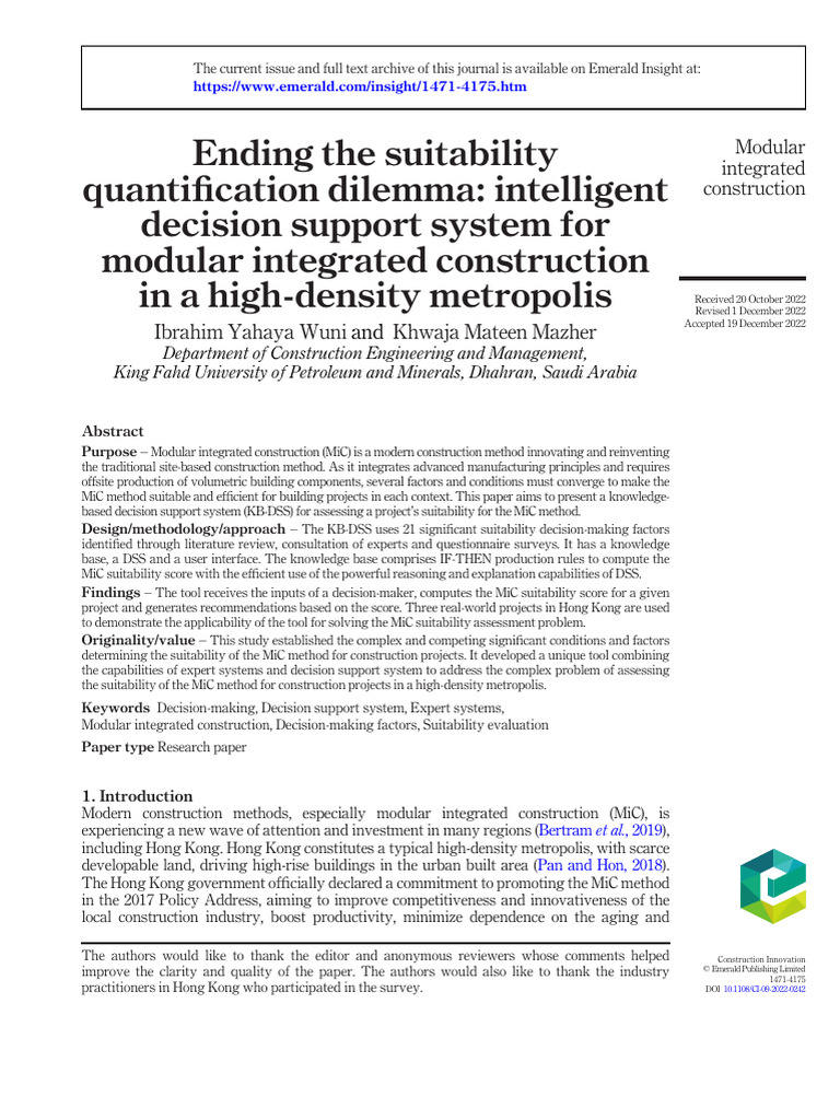 Ending The Suitability Quantification Dilemma | PDF | Decision Support ...