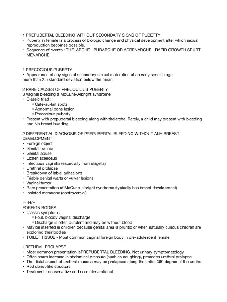 Precocious Puberty Pdf Puberty Luteinizing Hormone