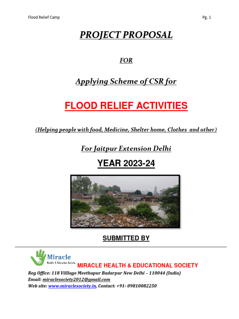 Flood Relief (Jaitpur Extn) | PDF | Sewing