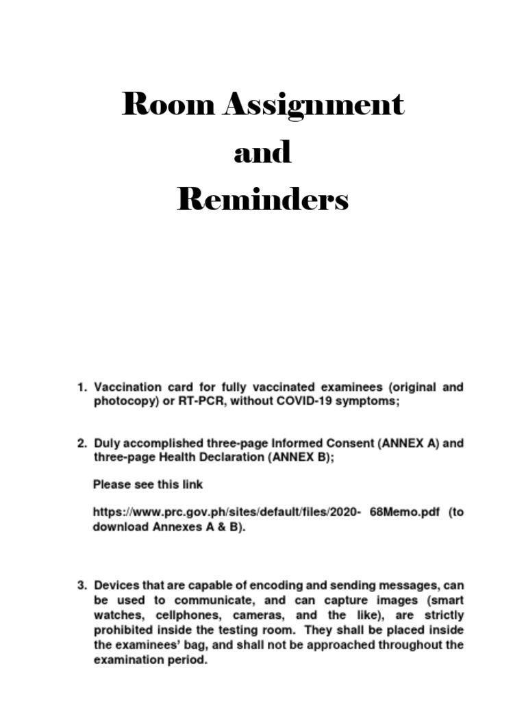 Room Assignment Sec English Pampanga Pdf