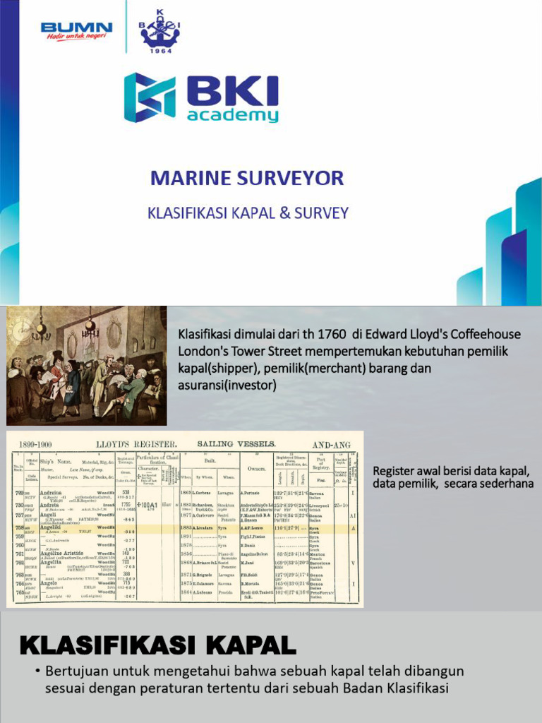Slide 1 (Klasifikasi Kapal - Survey) | PDF