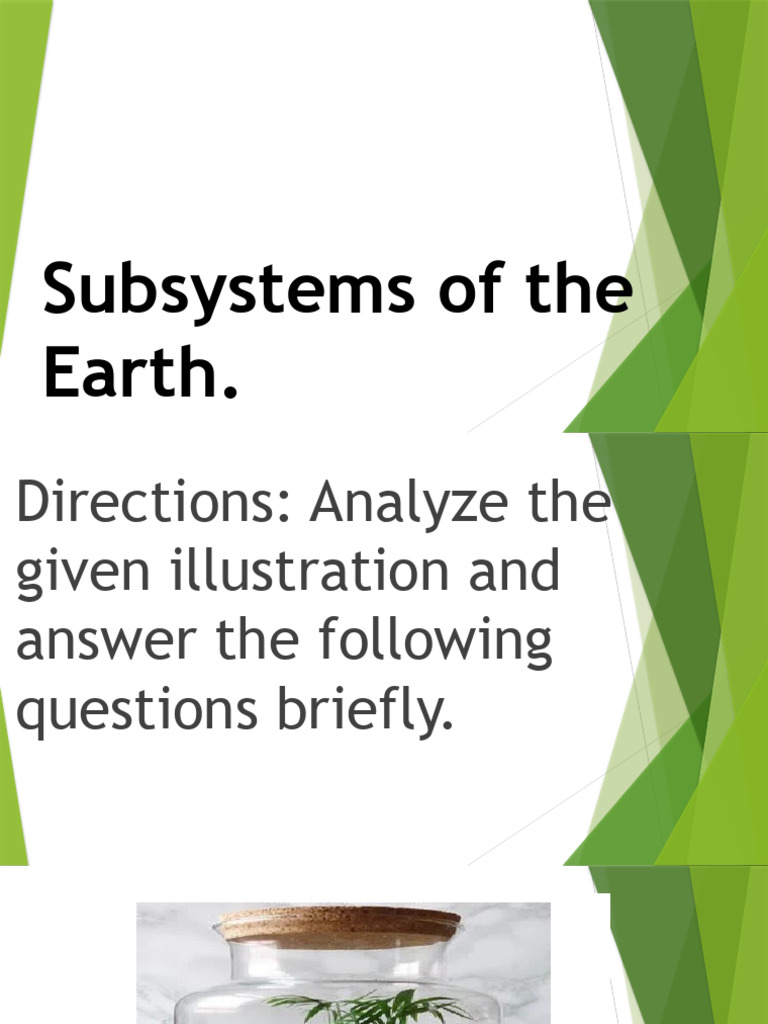 Earth Subsystem | PDF | Soil | Earth