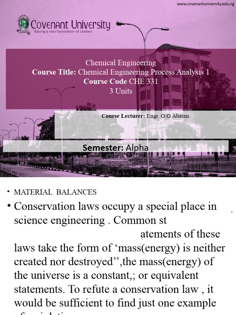 Material Balance | PDF | Distillation | Humidity