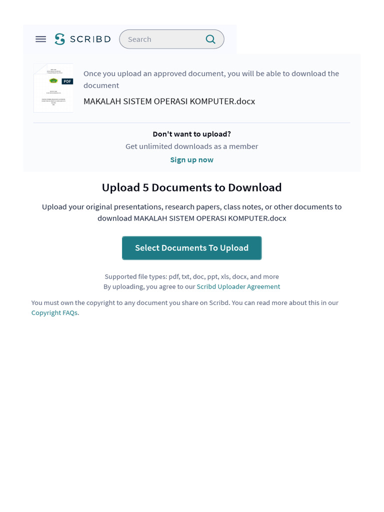 Upload A Document - Scribd | PDF | Scribd | Mass Media