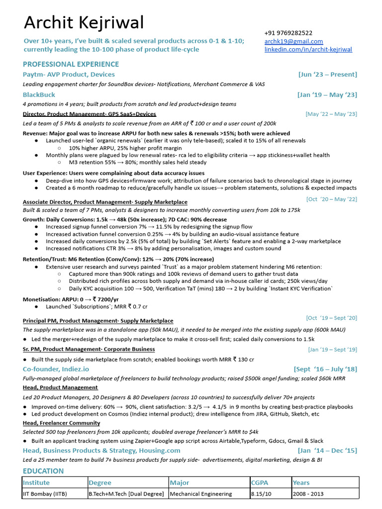 Archit Kejriwal - Resume - Jan 24 | PDF | Information Technology | Computing