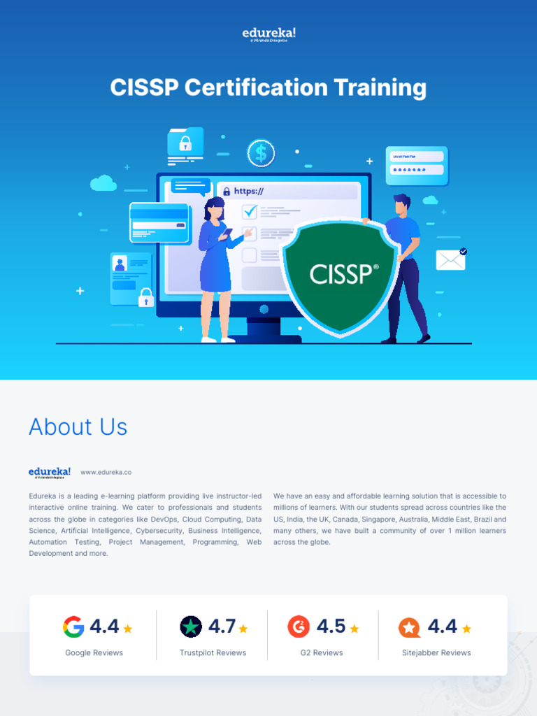 Edureka Training - CISSP Certification Training Course | PDF | Computer Security | Security