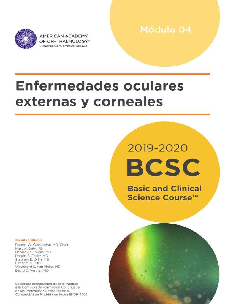 Córnea - Modulo 4 BCSC | PDF | Cáncer | Ojo humano