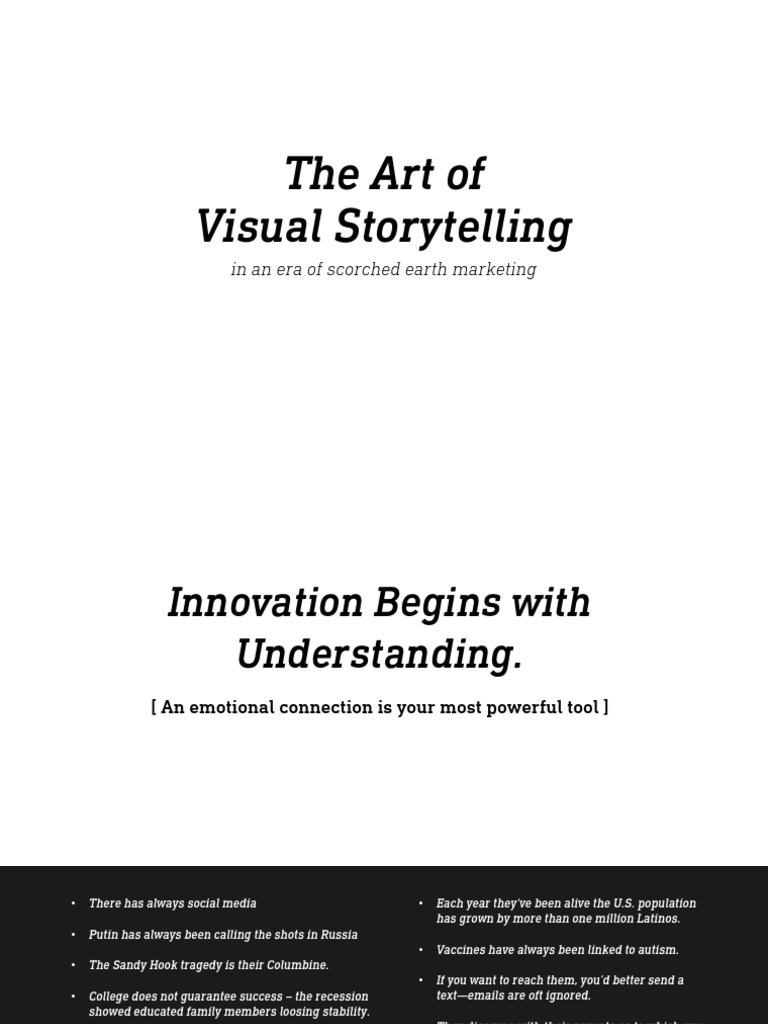 Visual Storytelling | PDF | Storytelling | Brain