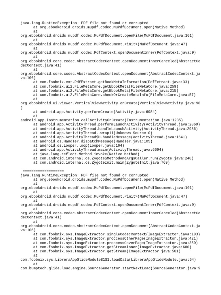 PDF File Not Found Error Fix | PDF | Java (Programming Language) | Software Industry