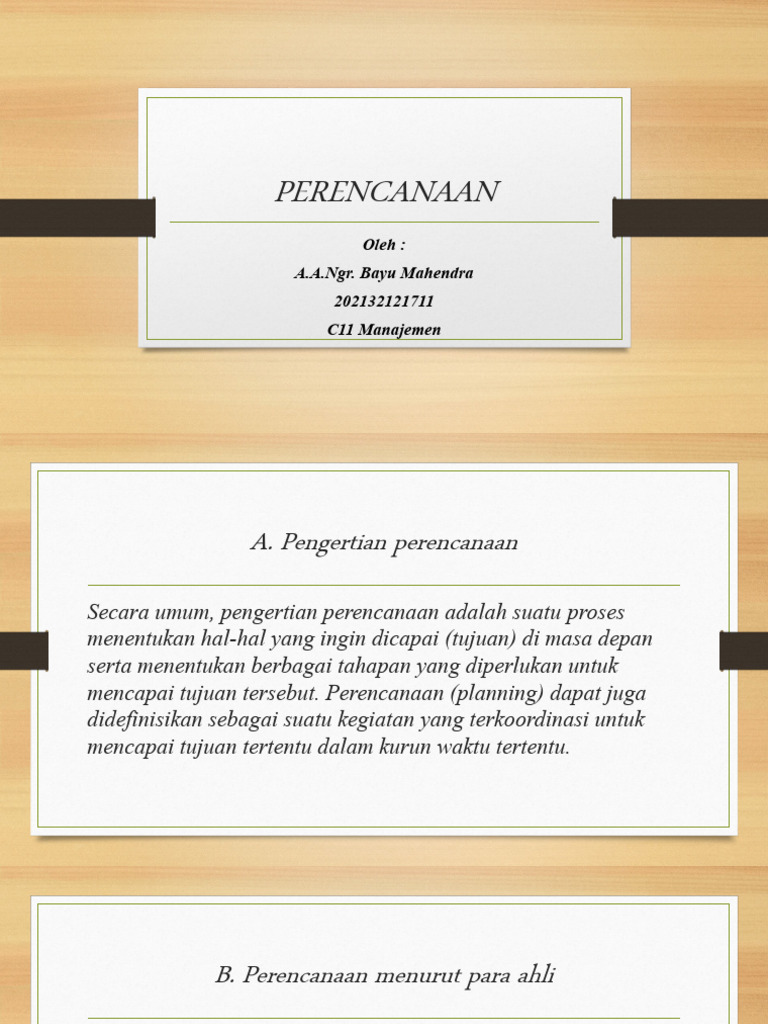 RPS3 Perencanaan | PDF