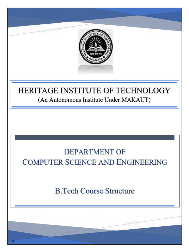 CSE Syllabus BTech NEW 2023 | PDF | Chemical Reactions | Ordinary ...