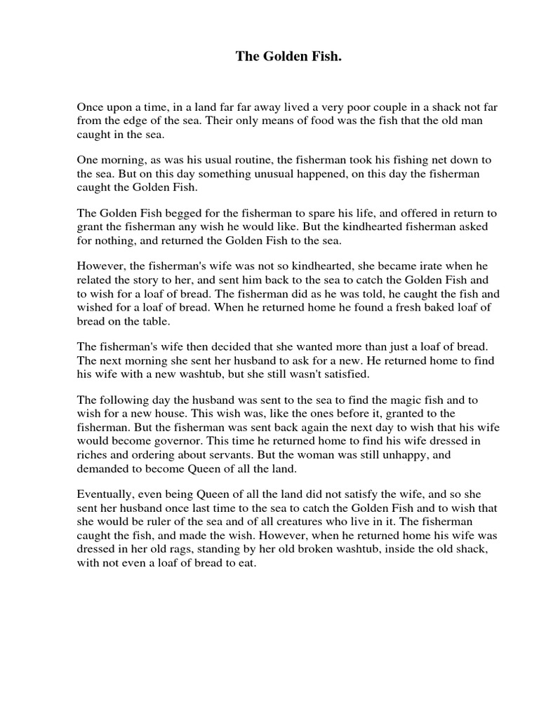 The Golden Fish | PDF