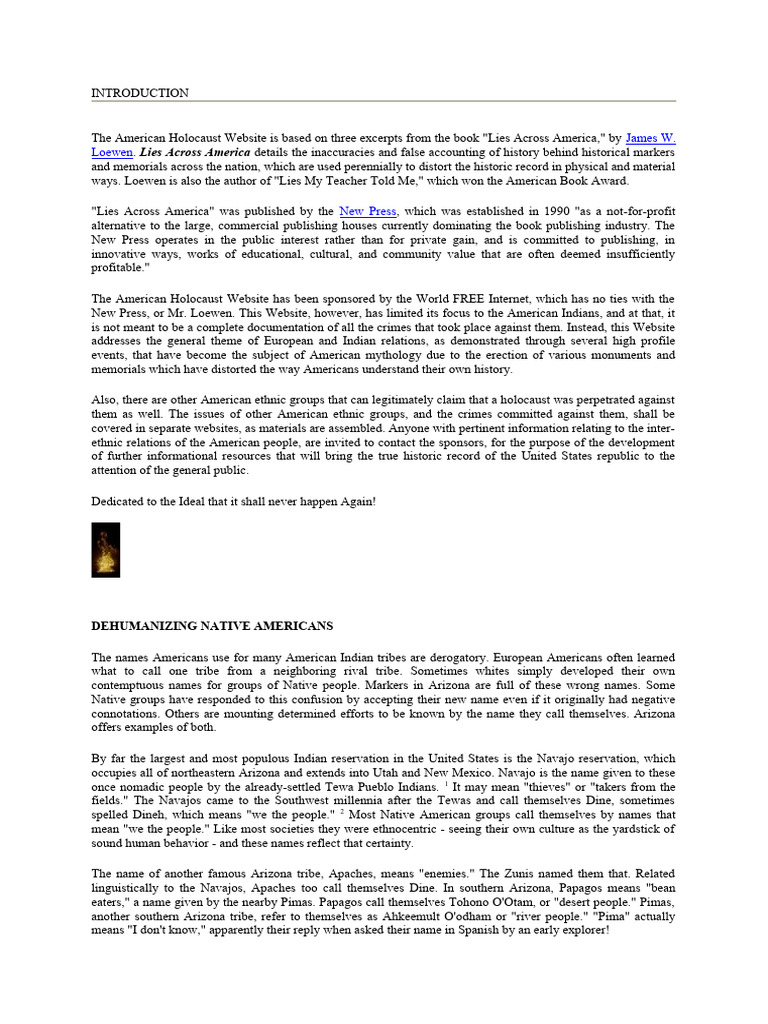 American Holocaust | PDF | Ancestral Puebloans | Native Americans In ...