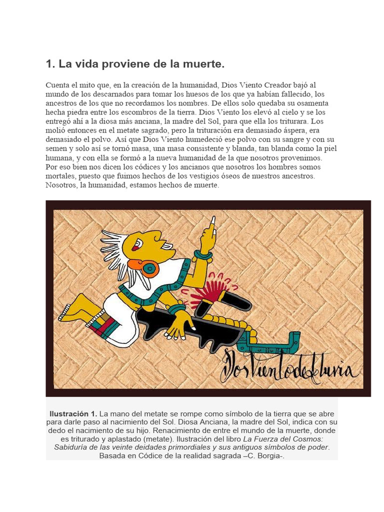 Vida y muerte en la cosmovisión mexica | PDF | Filosofía