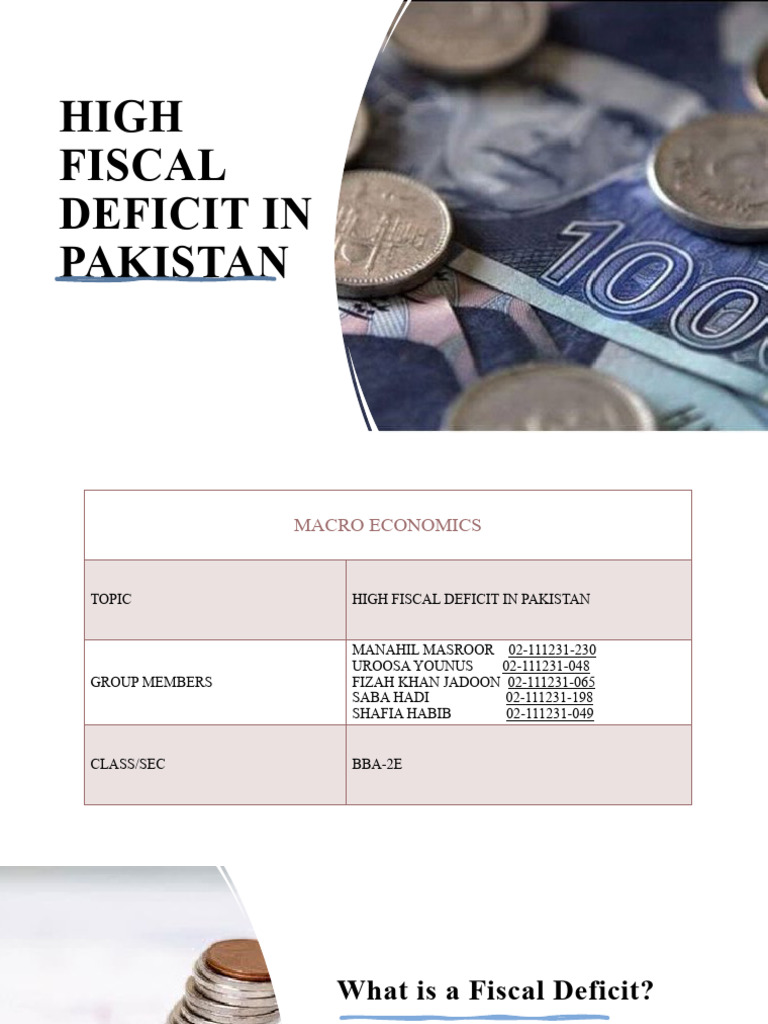 High Fiscal Deficit | PDF | Deficit Spending | Fiscal Policy