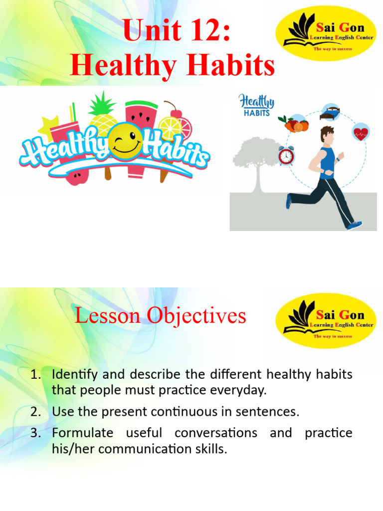 Unit 12 - Healthy Habits | PDF | Psychological Concepts | Psychology