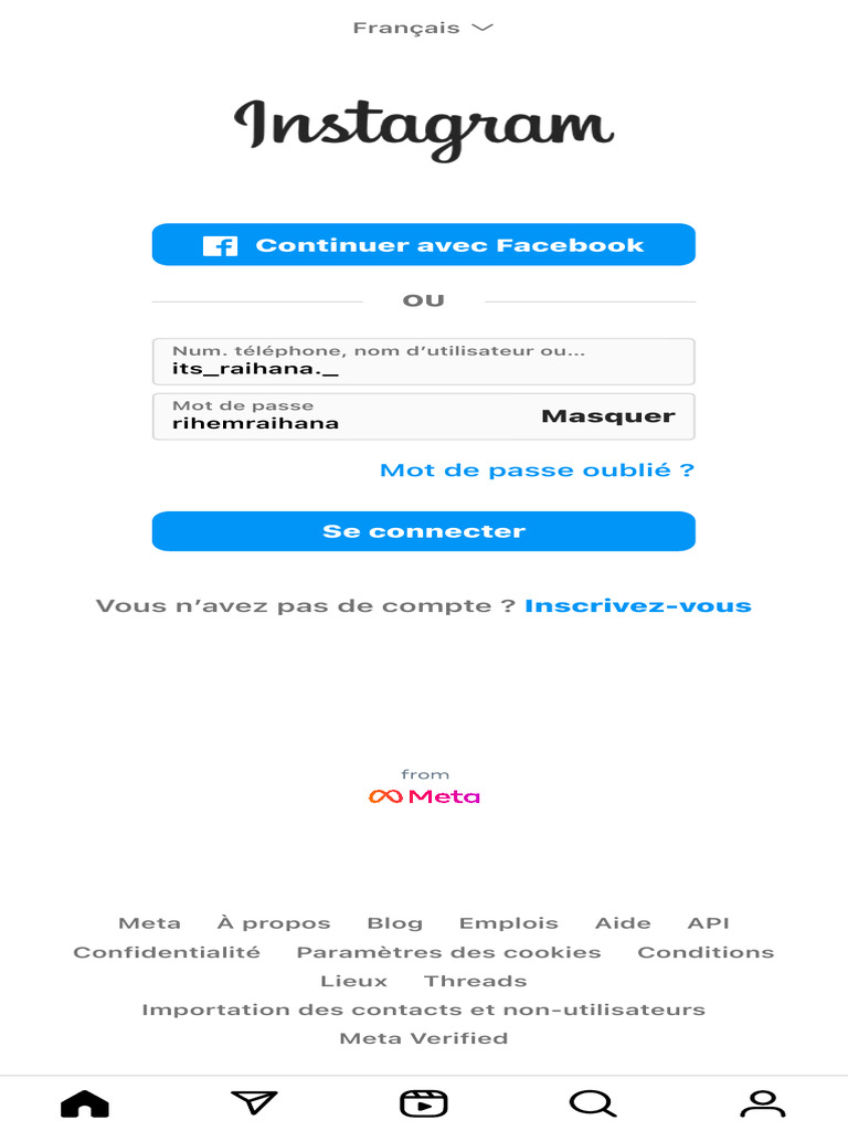 Connexion et inscription sur Facebook | PDF