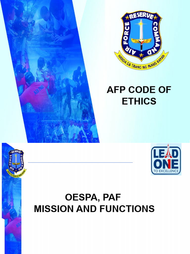 Afp Code of Ethics | PDF | Morality | Human Rights