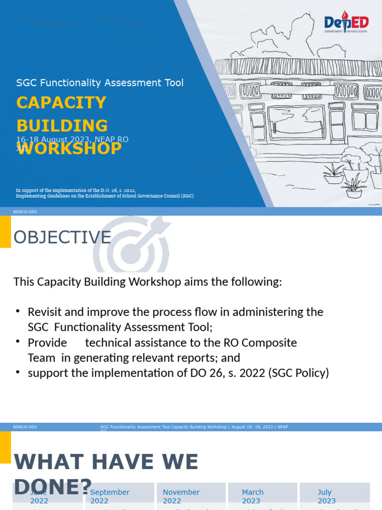 2023 SGC Workshop Slides | PDF | Capacity Building | Information