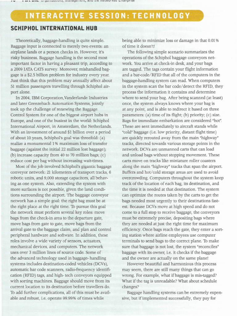 Caso Schiphol | PDF | Computing | Computer Engineering