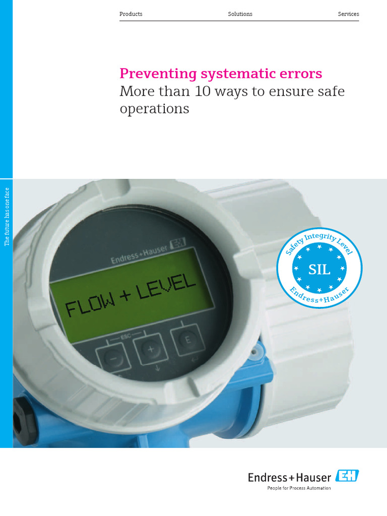 Preventing Systematic Errors | PDF | Safety | Verification And Validation