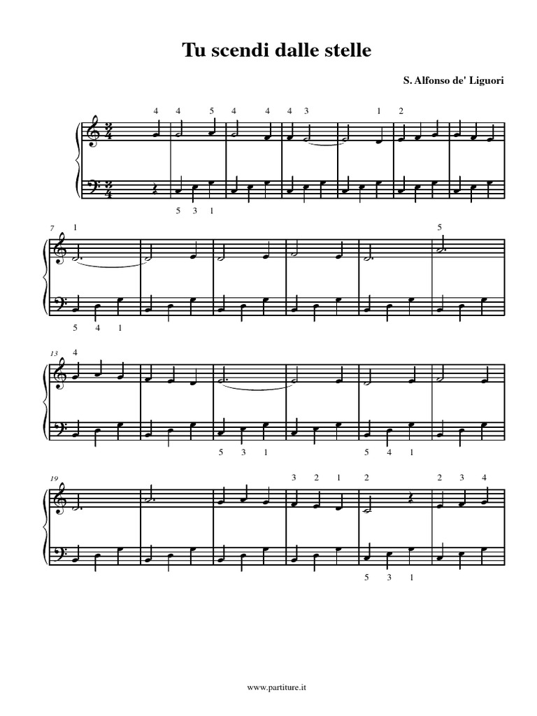 Tu Scendi Dalle Stelle | PDF