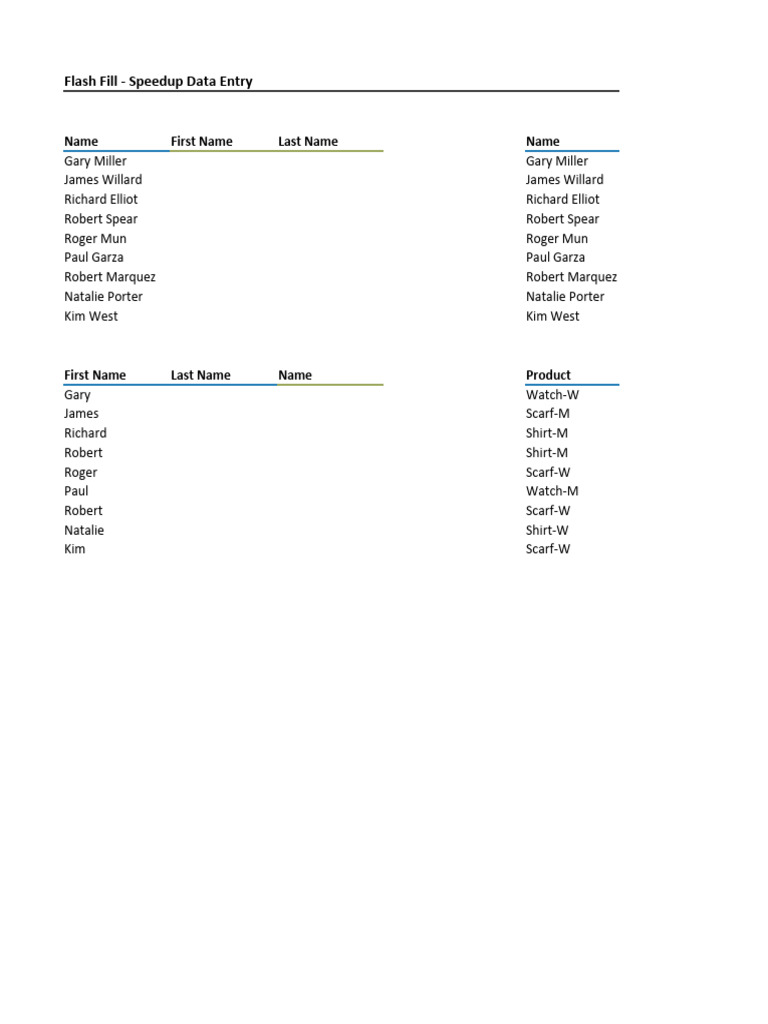 7-FlashFill Examples | PDF