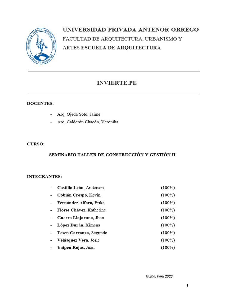 Informe - Gespro II Pip | PDF | Presupuesto | Infraestructura