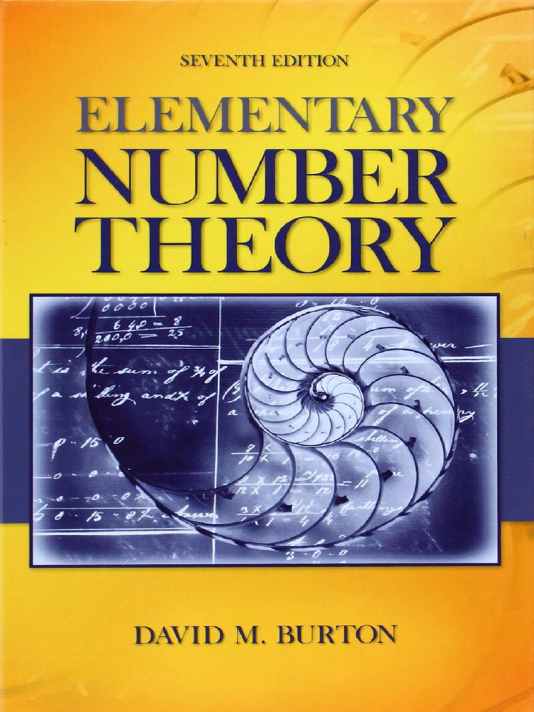 Elementary Number Theory by David M. Burton 7the Dition | PDF