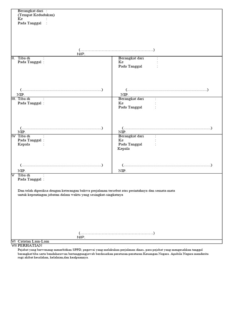 SPPD Format 2021 | PDF