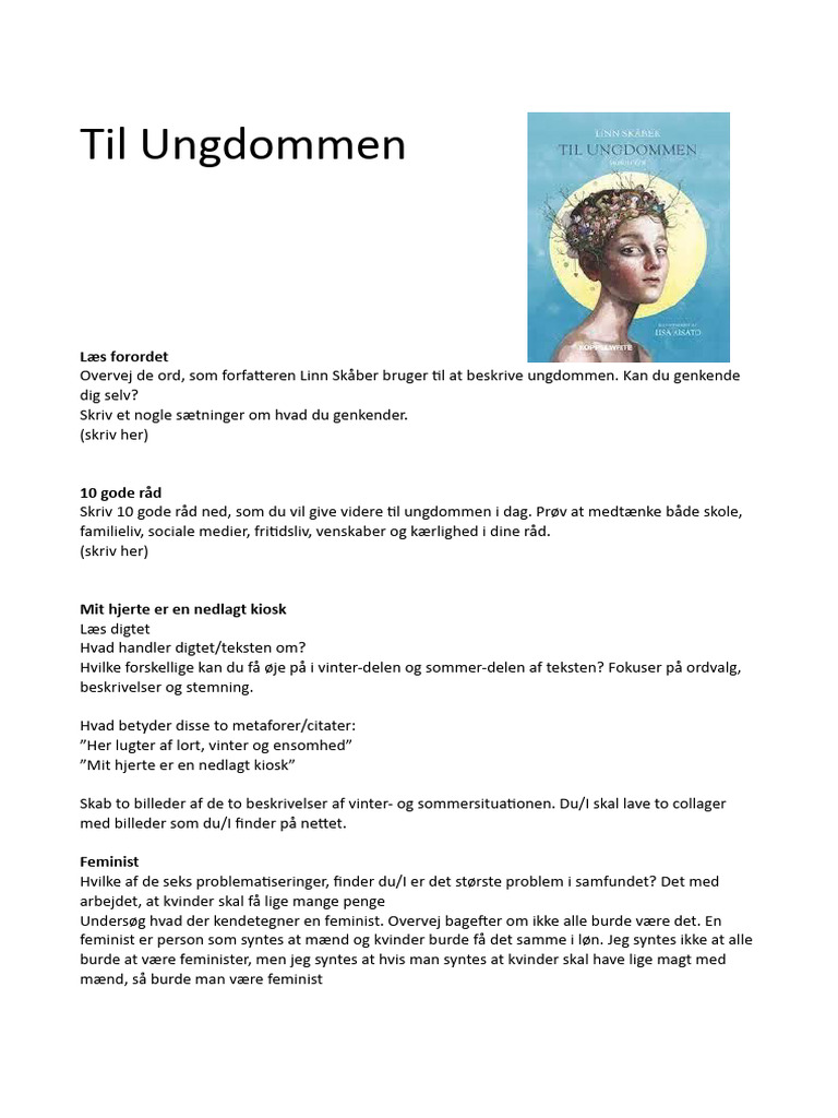 Til Ungdommen | PDF