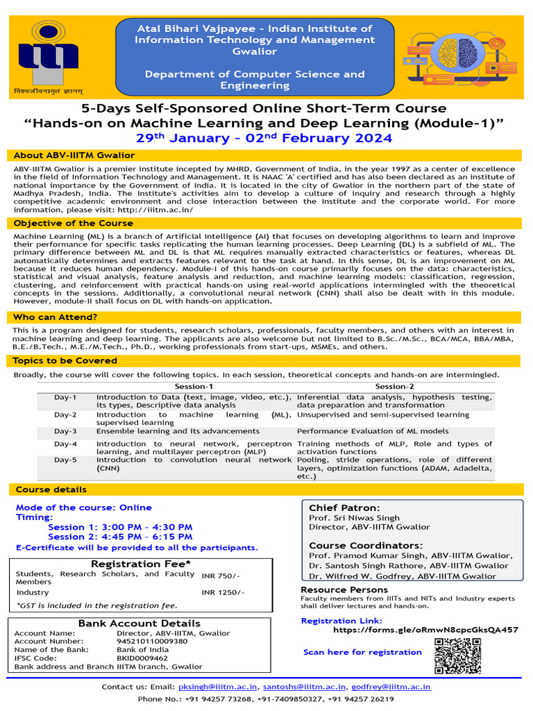 Machine Learning and Deep Learning (Module-1) (29Jan-02Feb-2024) | Download Free PDF | Machine ...