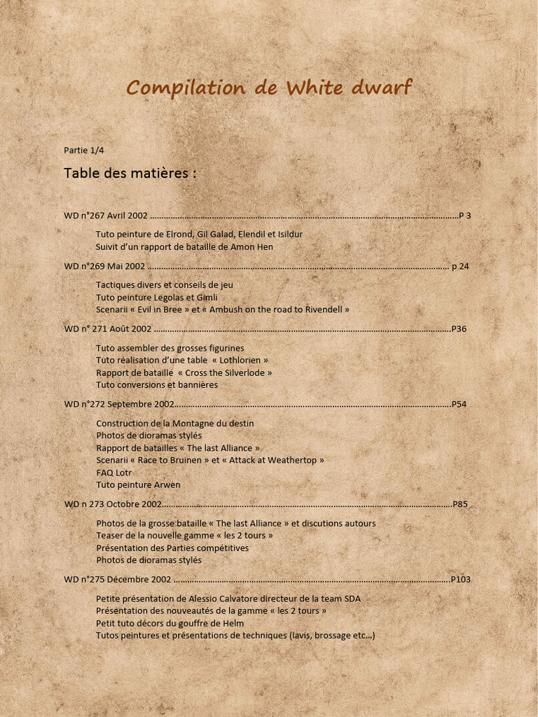 White Dwarf Compile 1 | PDF