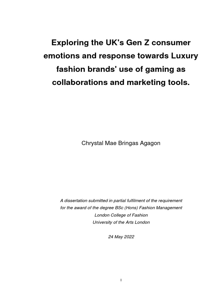 Full Example | PDF | Brand | Qualitative Research