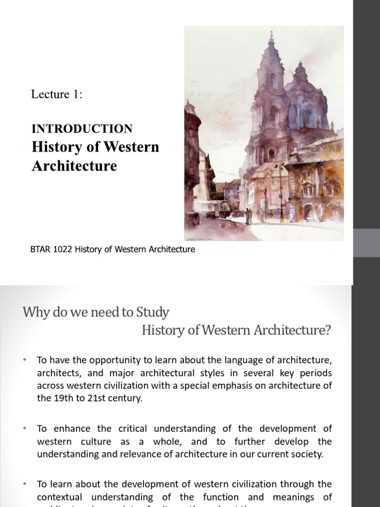 Overview of Western Architecture History | PDF | Gothic Architecture ...