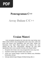 ModulSMKTKJ Array 1 Dimensi Dan Multidimensi | PDF | Komputer | Teknologi & Rekayasa